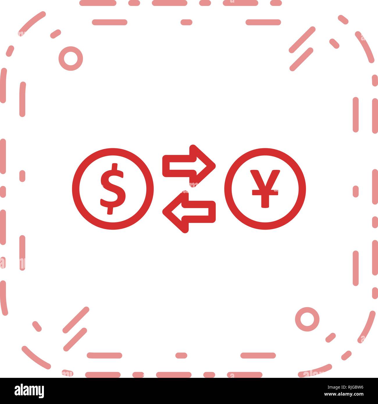 Exchange rate Vector Icon Sign Icon Vector Illustration For Personal ...