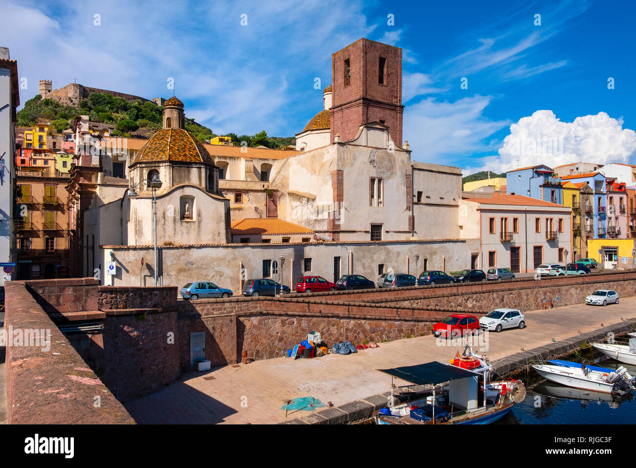 Bosa, Sardinia / Italy - 2018/08/13: Bosa Cathedral - Duomo di Bosa ...