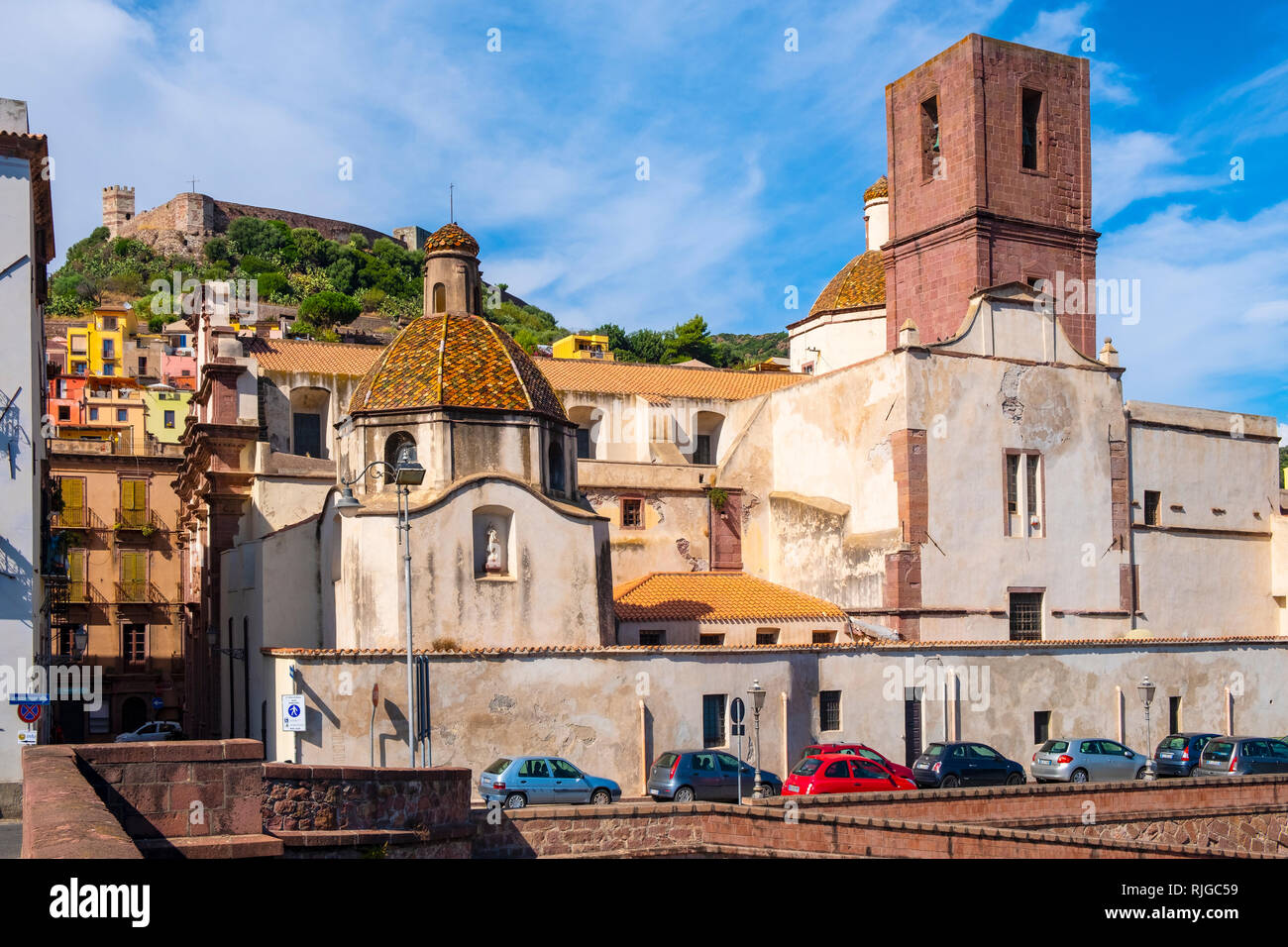 Bosa, Sardinia / Italy - 2018/08/13: Bosa Cathedral - Duomo di Bosa ...