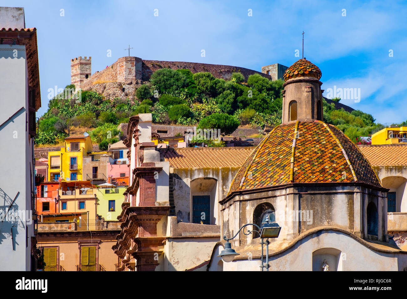 Bosa, Sardinia / Italy - 2018/08/13: Bosa Cathedral - Duomo di Bosa ...