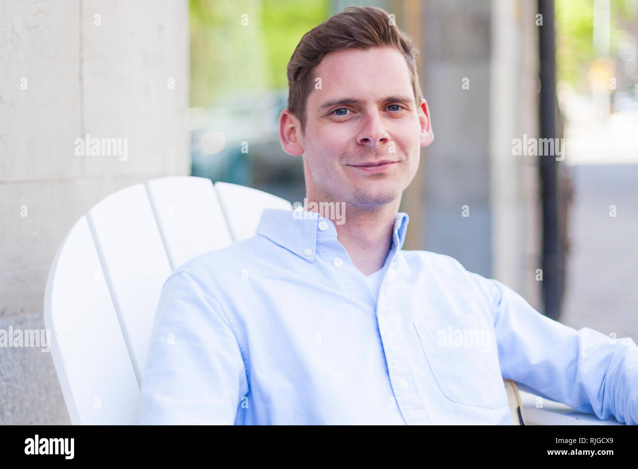Portrait scandinavian young man hi-res stock photography and images - Alamy