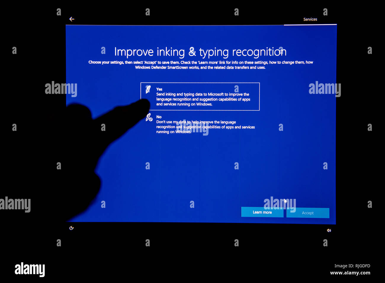 Microsoft laptop tablet hi-res stock photography and images - Alamy