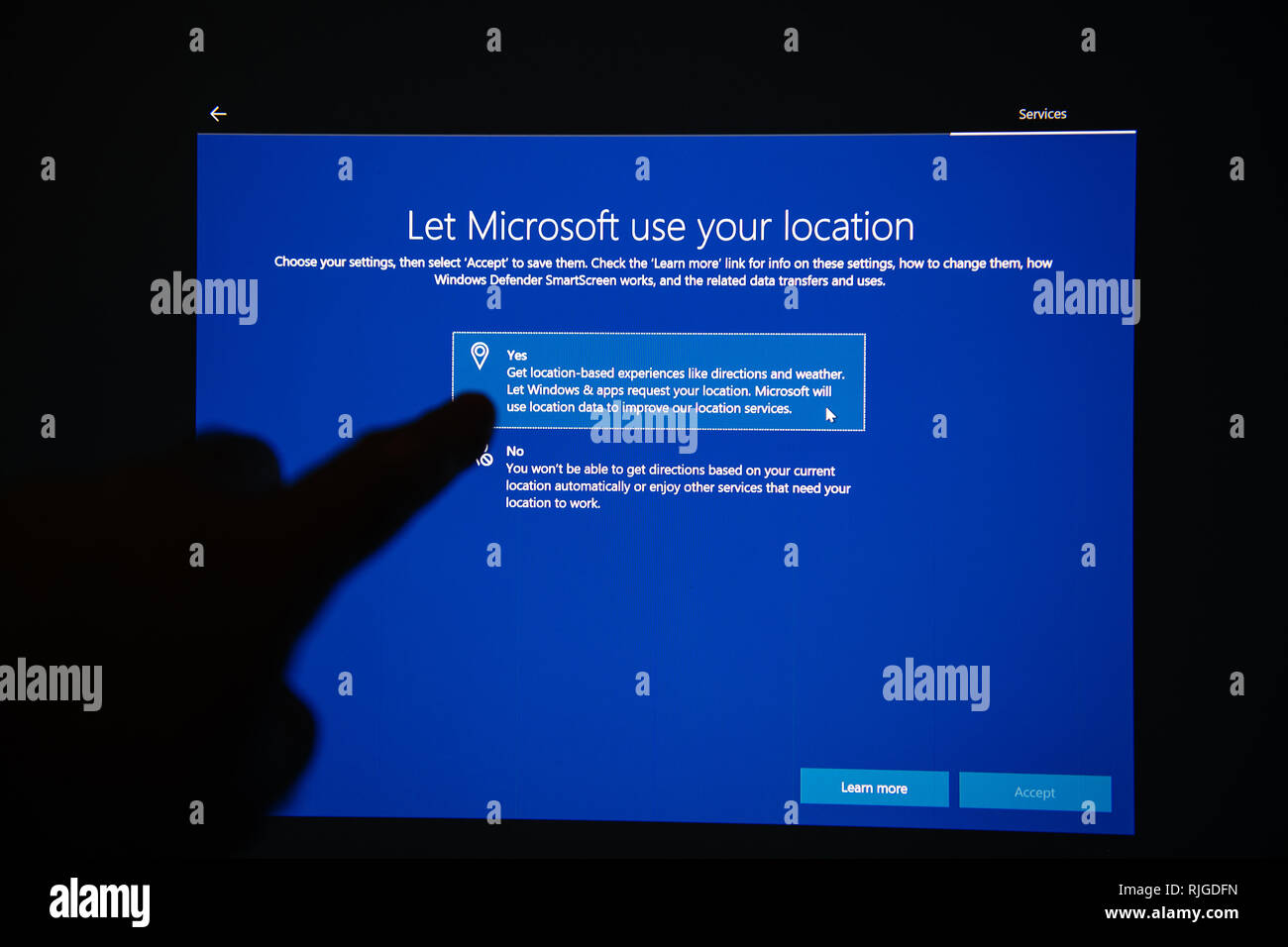 Microsoft laptop tablet hi-res stock photography and images - Alamy