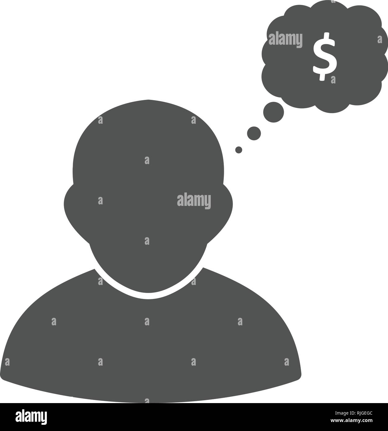 Business thinking Vector Icon Sign Icon Vector Illustration For ...