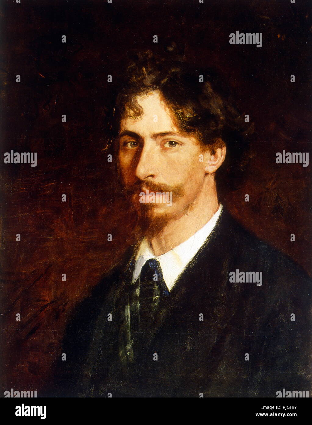 Ilya Repin, self portrait, oil on canvas, 1878. Ilya Yefimovich Repin ...