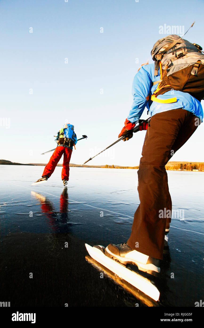 People ice skating Stock Photo - Alamy