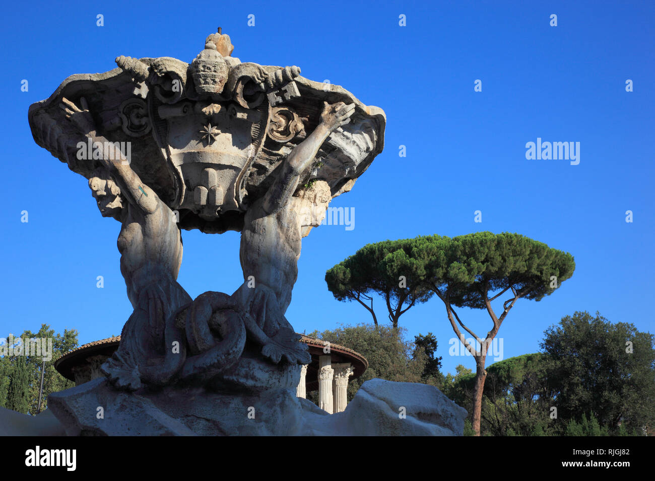 Square of the Mouth of Truth, Piazza della Bocca della Verita, Fontana ...