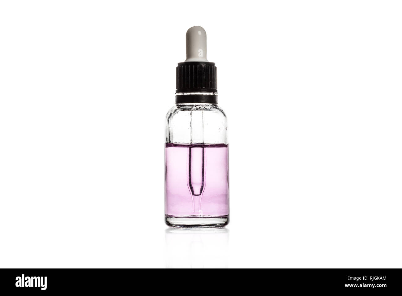 Studio shot of face serum isolated on white Stock Photo - Alamy