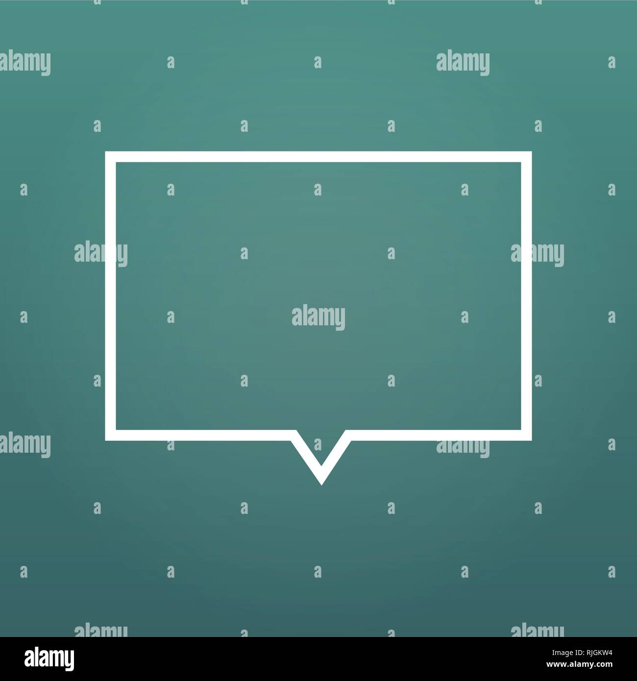 Chat or quote square template. Quotes form and speech box isolated on ...