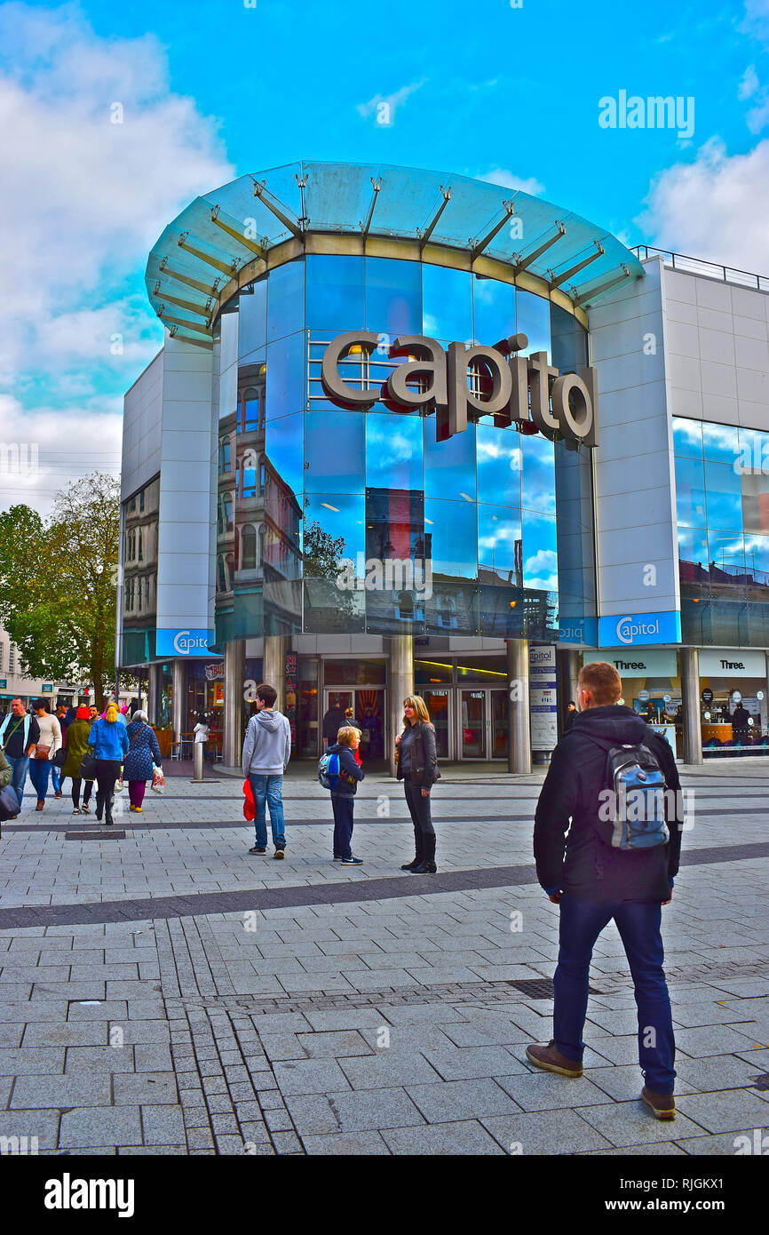 Capitol Shopping Centre is a modern multi-storey retail block in Queen ...