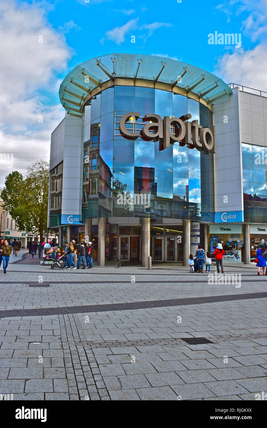Capitol Shopping Centre is a modern multi-storey retail block in Queen ...