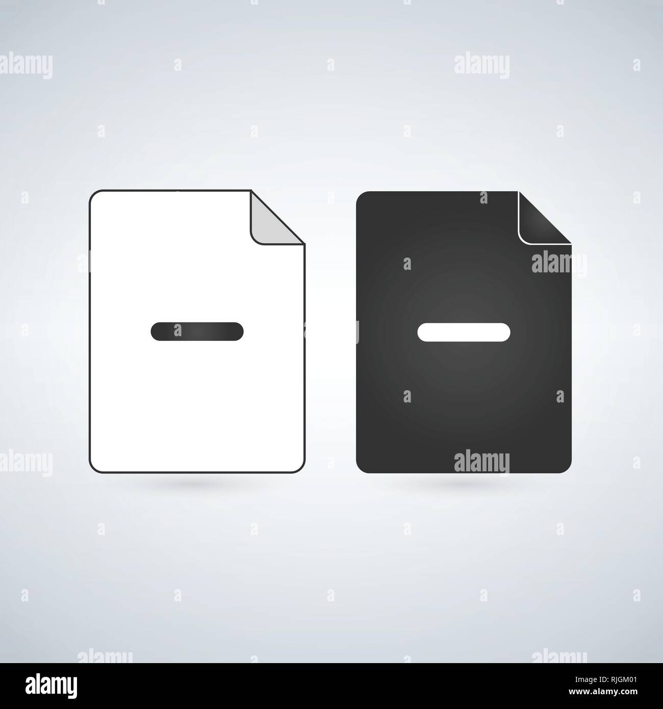 Add Document file vector icon. flat sign for mobile concept and web ...