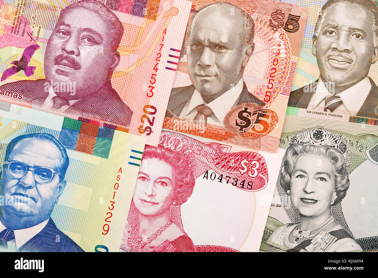Bahamian dollar money currency hi-res stock photography and images - Alamy