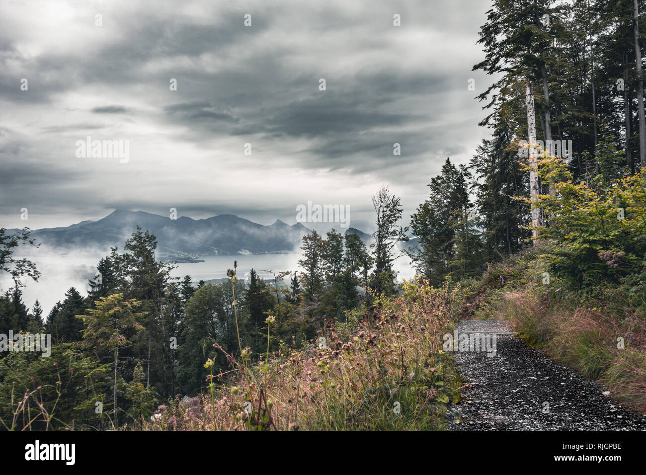 Dramatic hiking trail hi-res stock photography and images - Alamy