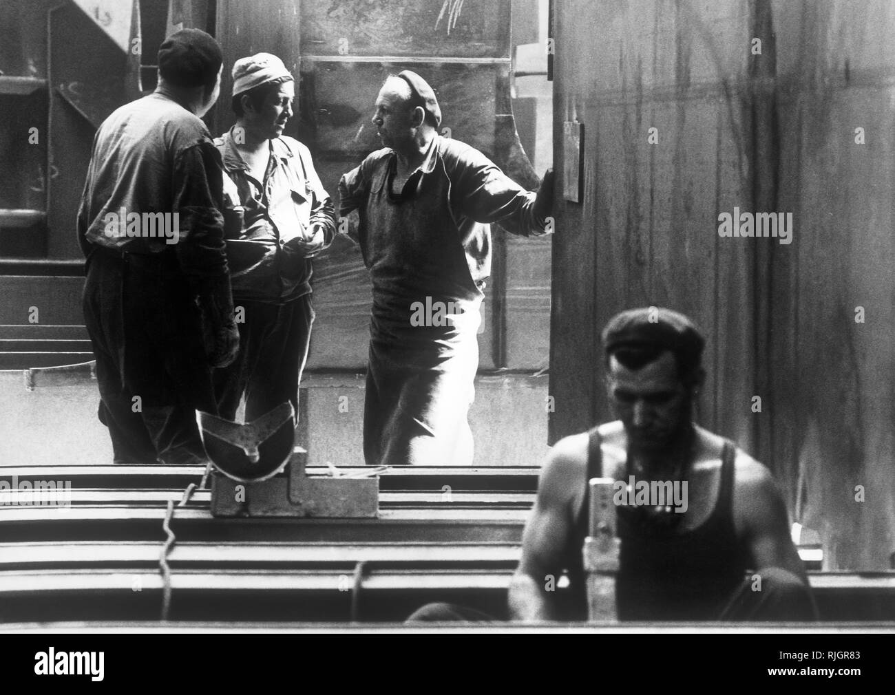 italcantieri, monfalcone, friuli venezia giulia, italy, 1971 Stock ...