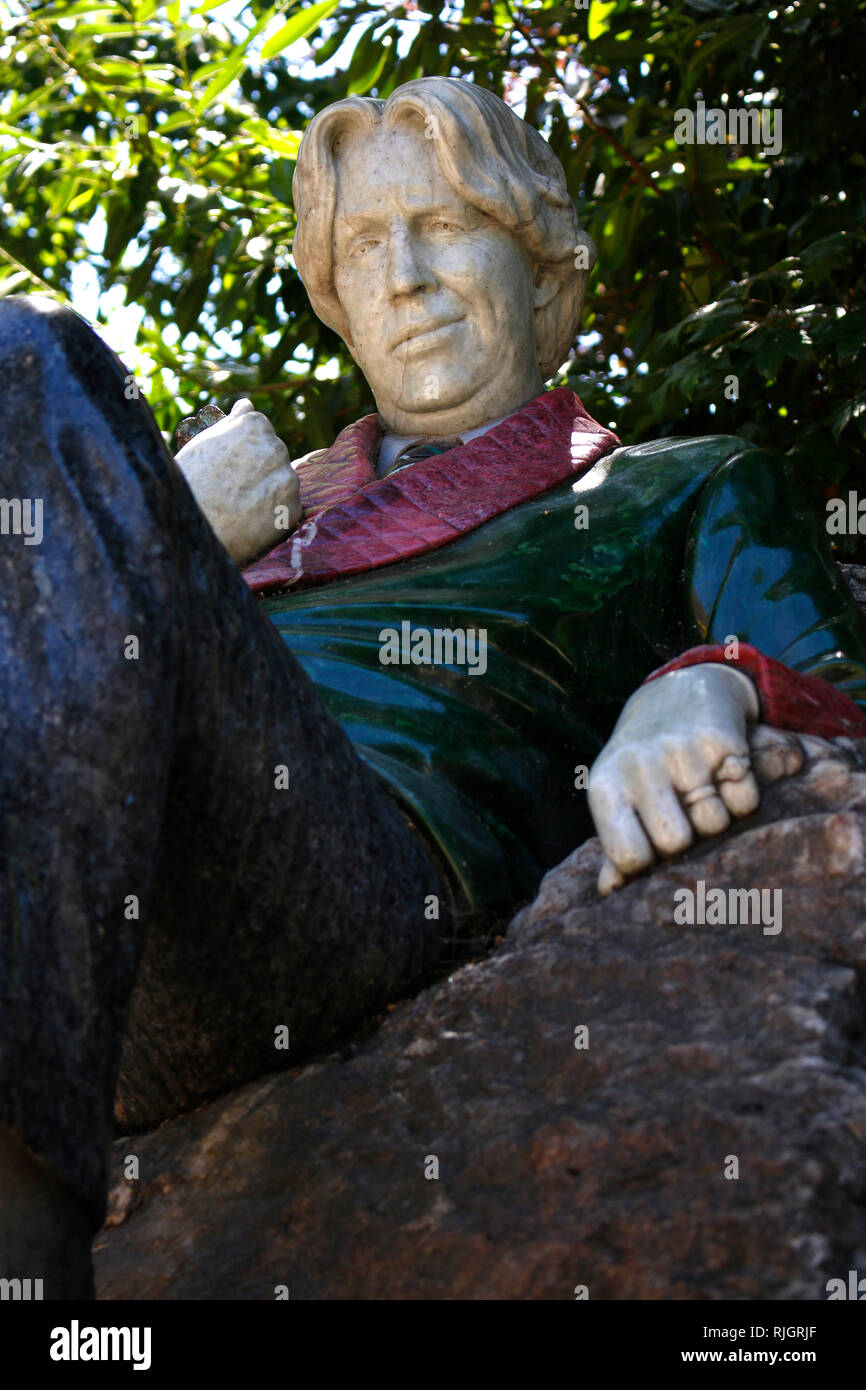 Oscar Wilde Statue, Merrion Square, Dublin, Irland/ Ireland (nur fuer ...