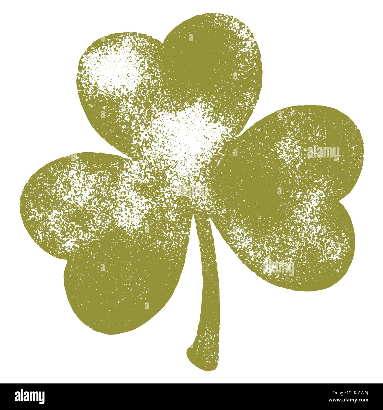Grunge Isolated Shamrock Stock Vector Image & Art - Alamy