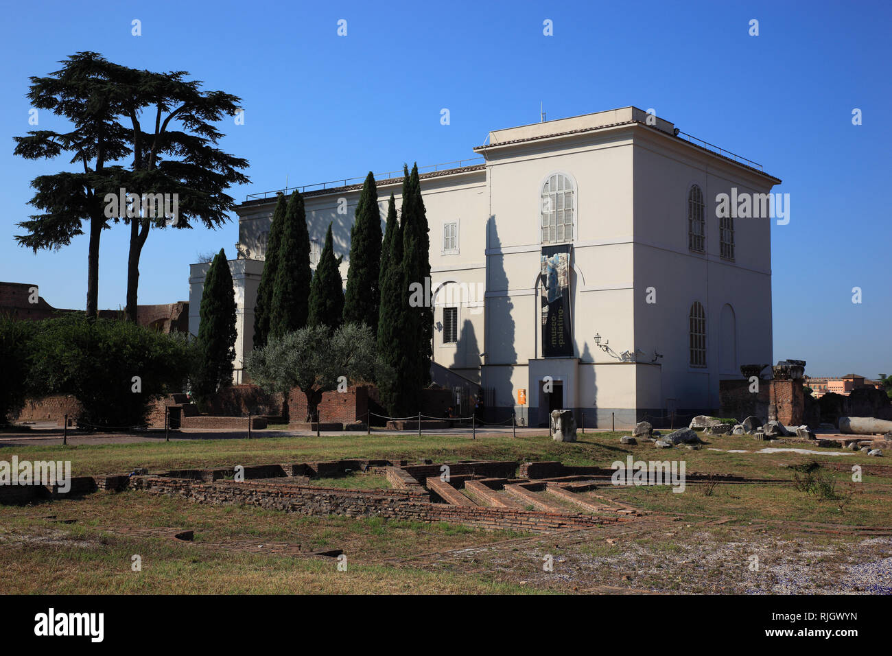 Museum Museo Palatino Loggia Mattei at the Monte Palatino, Palatin ...