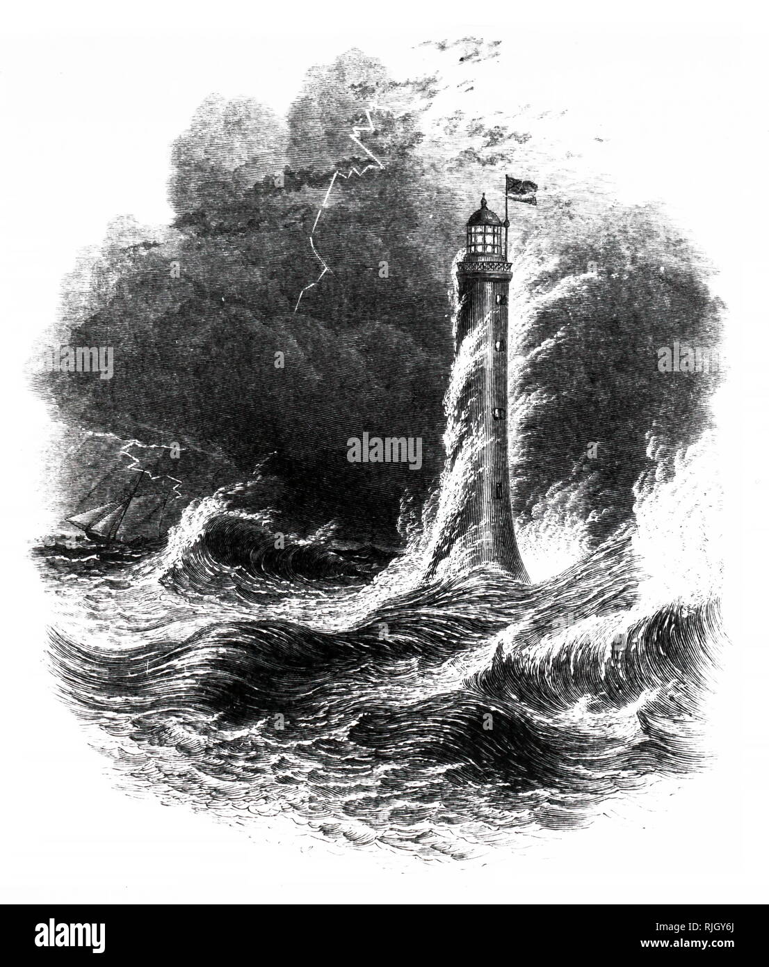 Bell rock lighthouse, angus hi-res stock photography and images - Alamy
