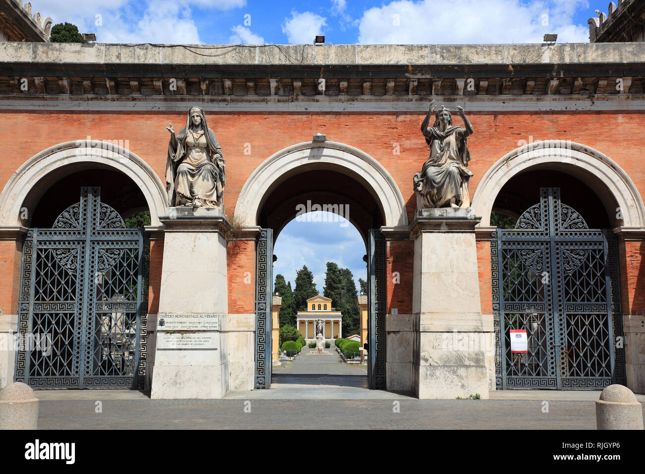 Campo verano cemetery in rome hi-res stock photography and images - Alamy