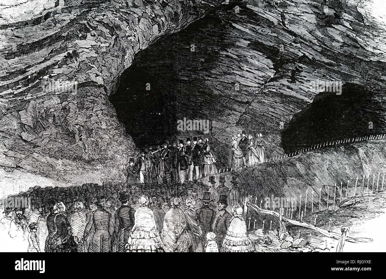 An engraving depicting a British Association Meeting of 1849: Roderick ...