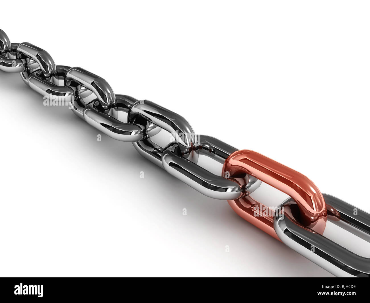 Strong link. Concept 3D illustration Stock Photo - Alamy