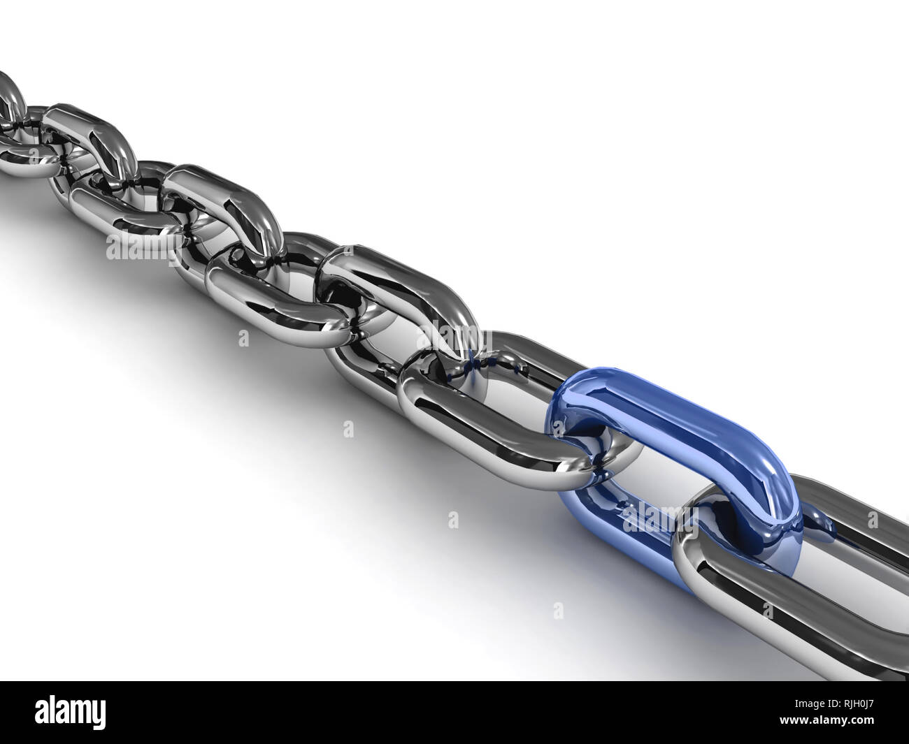 Strong link. Concept 3D illustration Stock Photo - Alamy