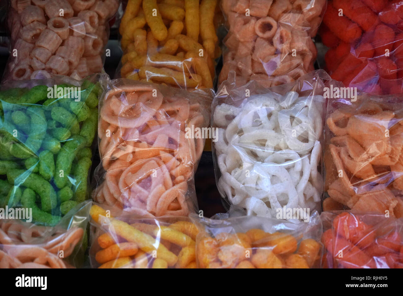 mexican chips many colors for sale Stock Photo - Alamy