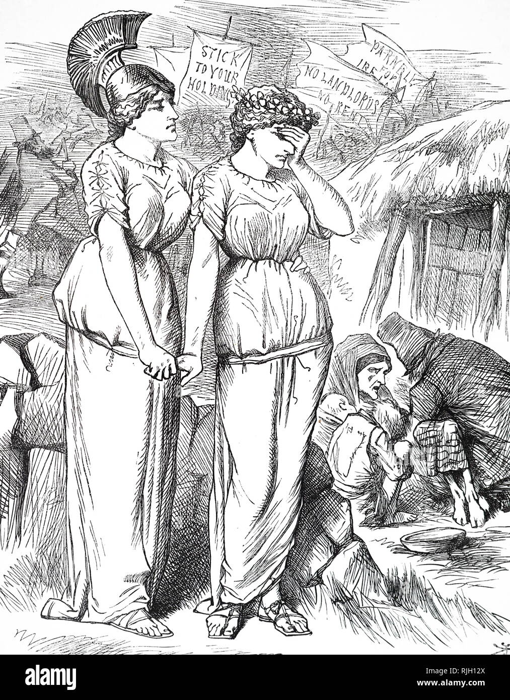 Potato famine cartoon hi-res stock photography and images - Alamy