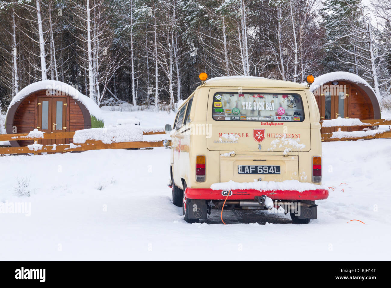 Sick bay camper vw maltese ambulance hi-res stock photography and ...