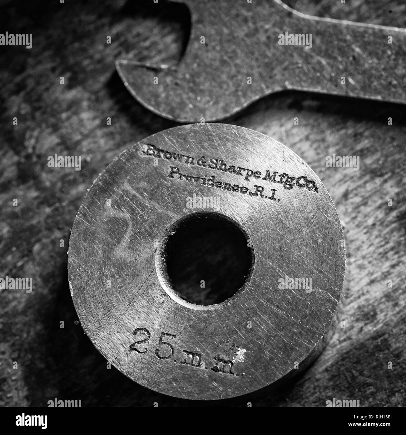 Working with diy tools Black and White Stock Photos & Images - Alamy