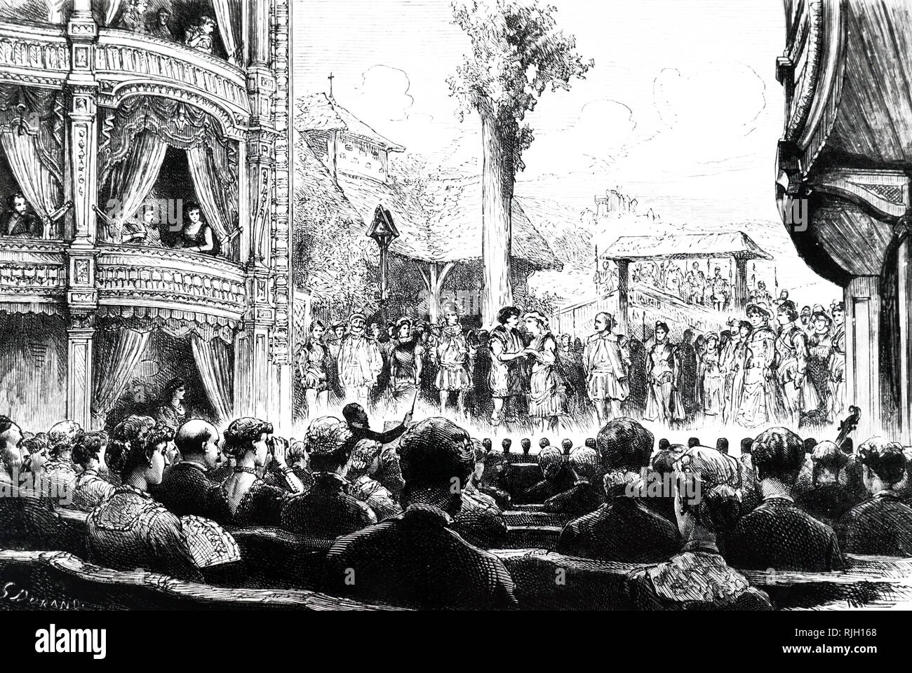 Victorian theatre stage hi-res stock photography and images - Alamy