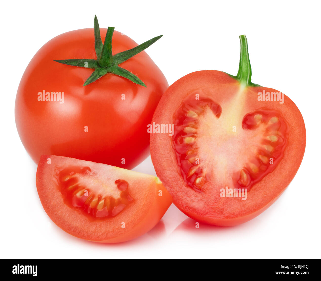Tomato isolated on white. With clipping path Stock Photo - Alamy