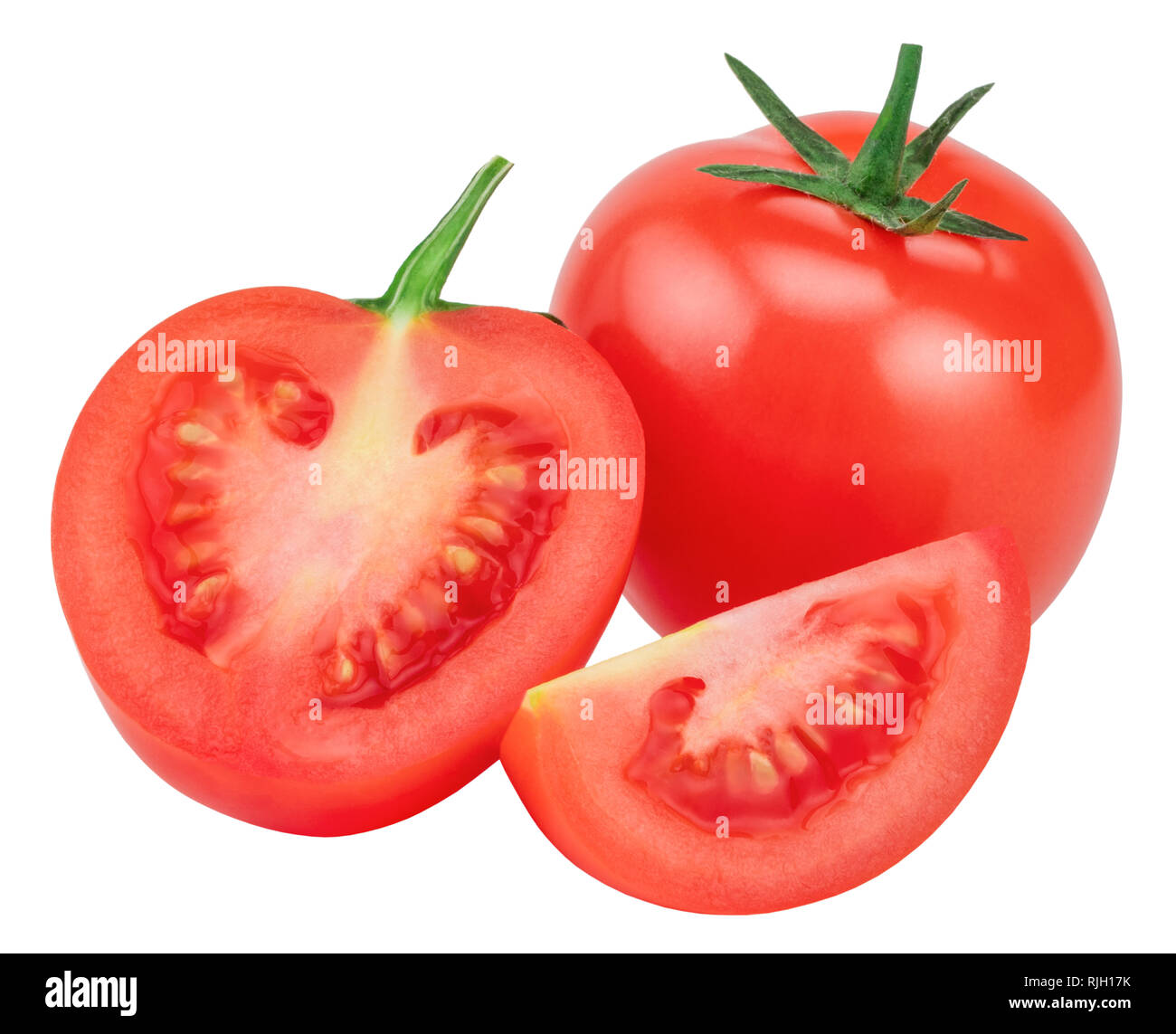 Tomato isolated on white. With clipping path Stock Photo - Alamy
