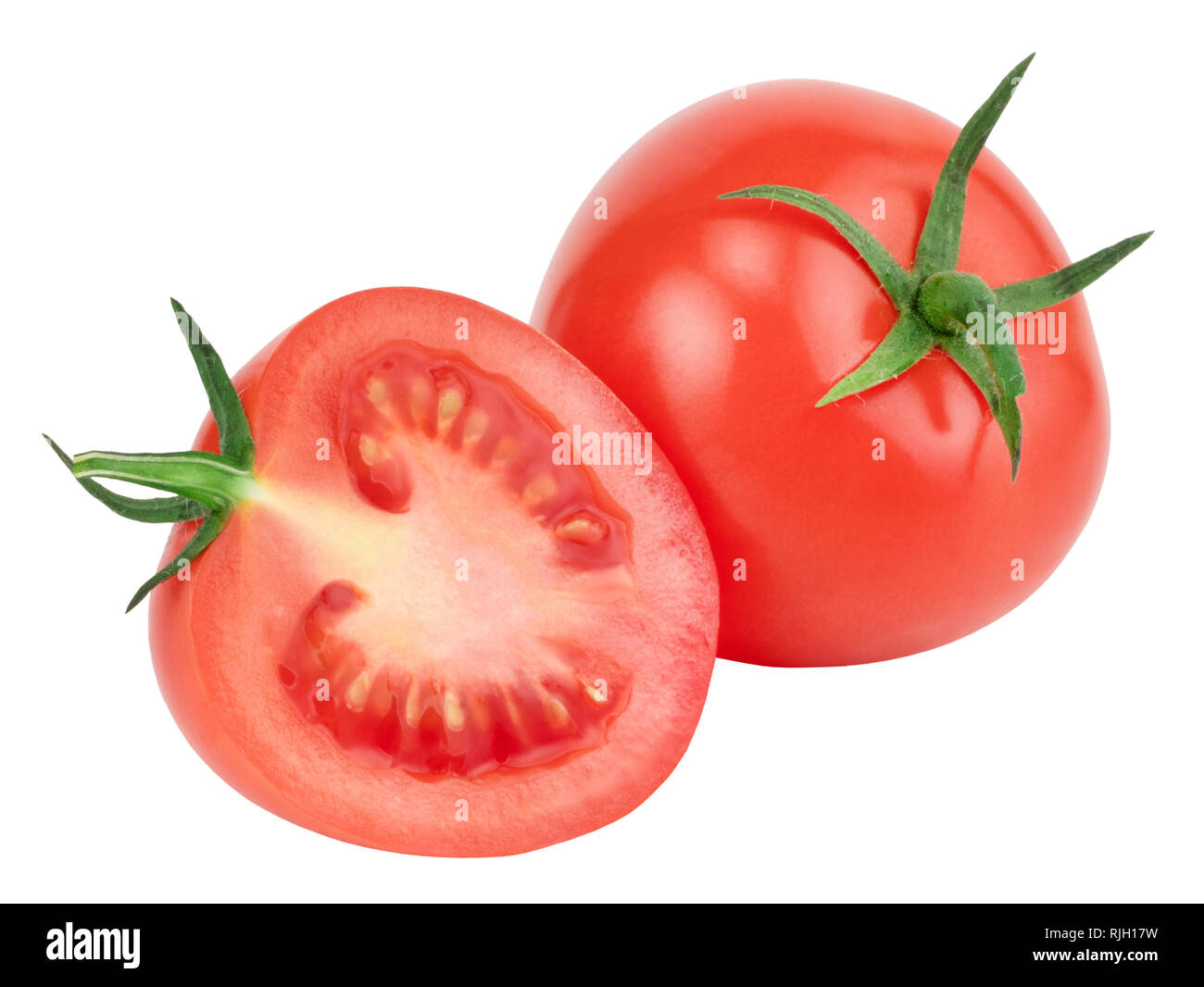 Tomato isolated on white. With clipping path Stock Photo - Alamy