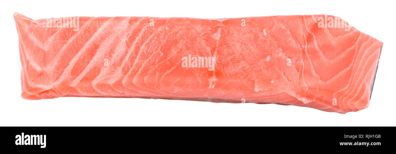 Fillet of trout isolated on white background Stock Photo - Alamy