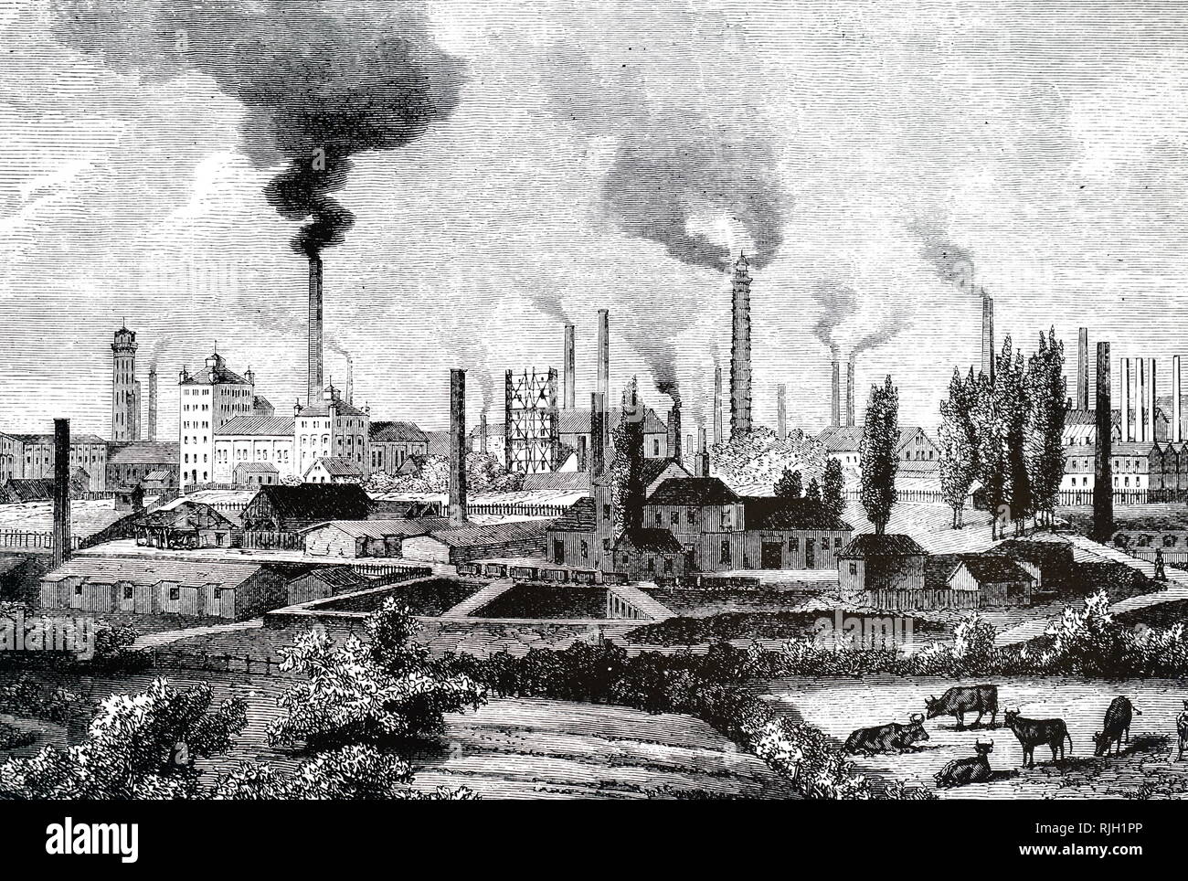 19th Century Industrial Factory High Resolution Stock Photography and ...