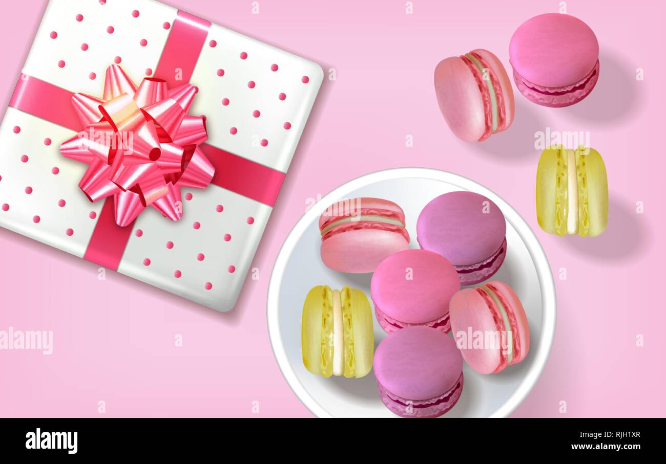 Macaron Box Template
