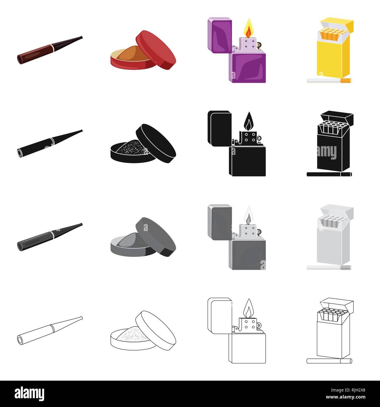 Snuff powder Stock Vector Images - Alamy