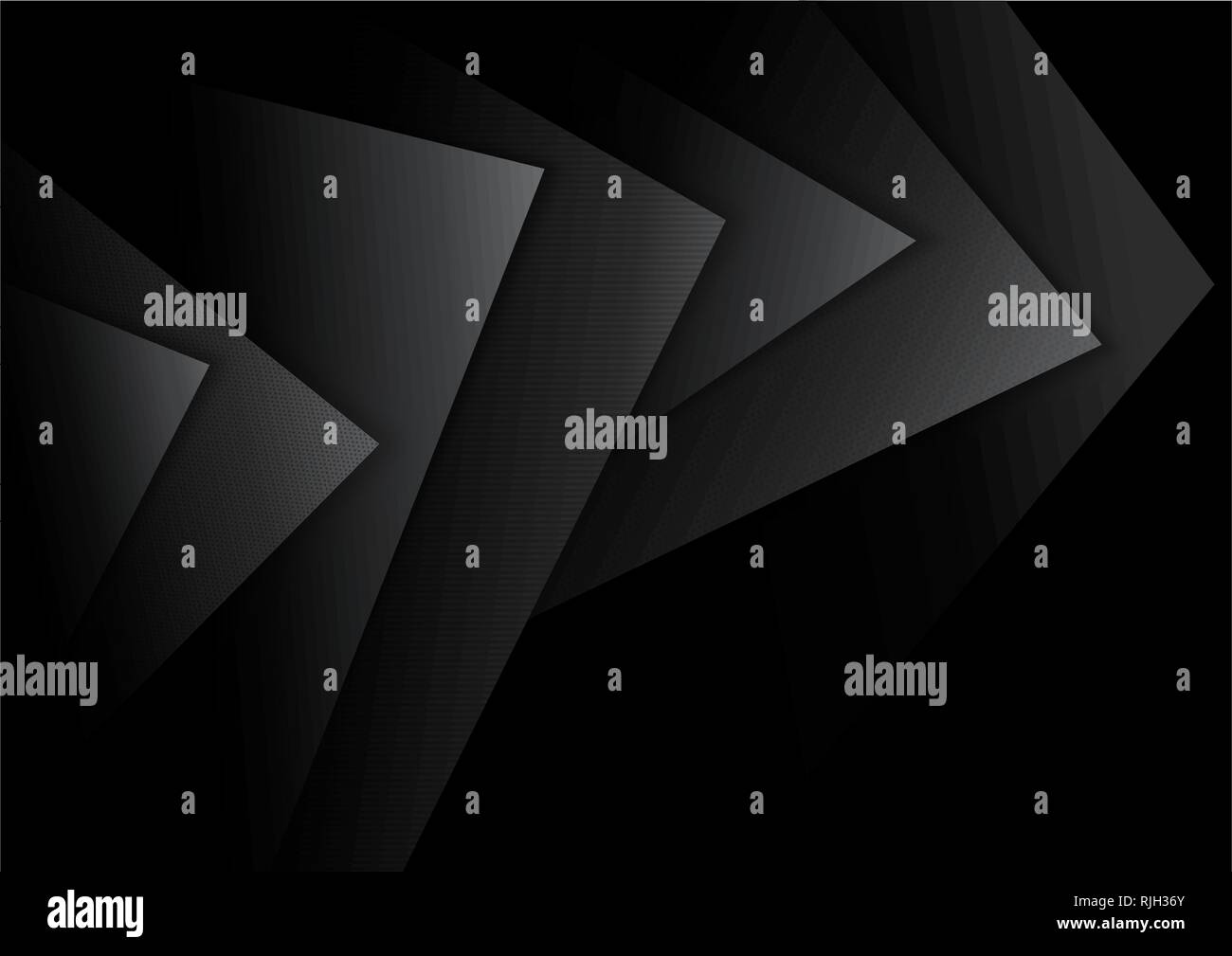 Black Abstract Background with Dark Layers Stock Vector Image & Art - Alamy