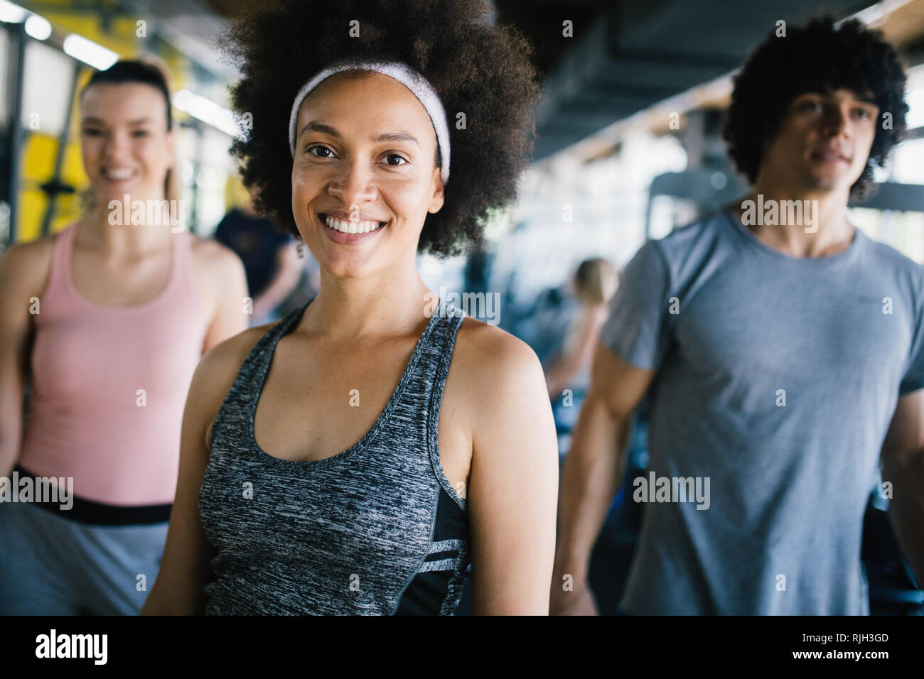 Group exercises hi-res stock photography and images - Alamy
