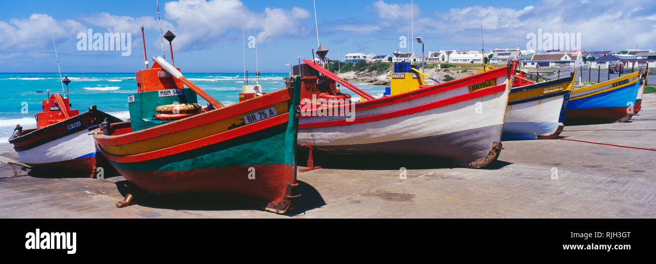 Fishing Boats at Arniston Stock Photo - Alamy