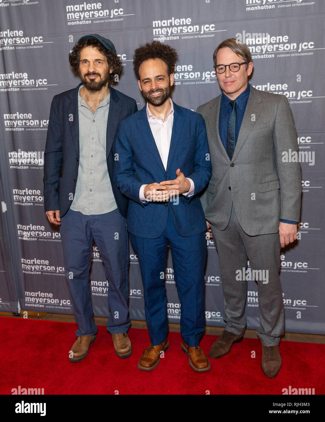 Actor Geza Rohrig, director Shawn Snyder, actor Matthew Broderick ...