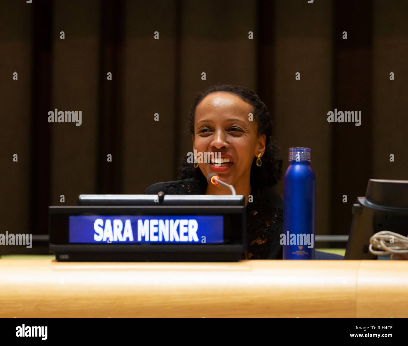 New York, United States. 05th Feb, 2019. Sara Menker CEO Gro ...