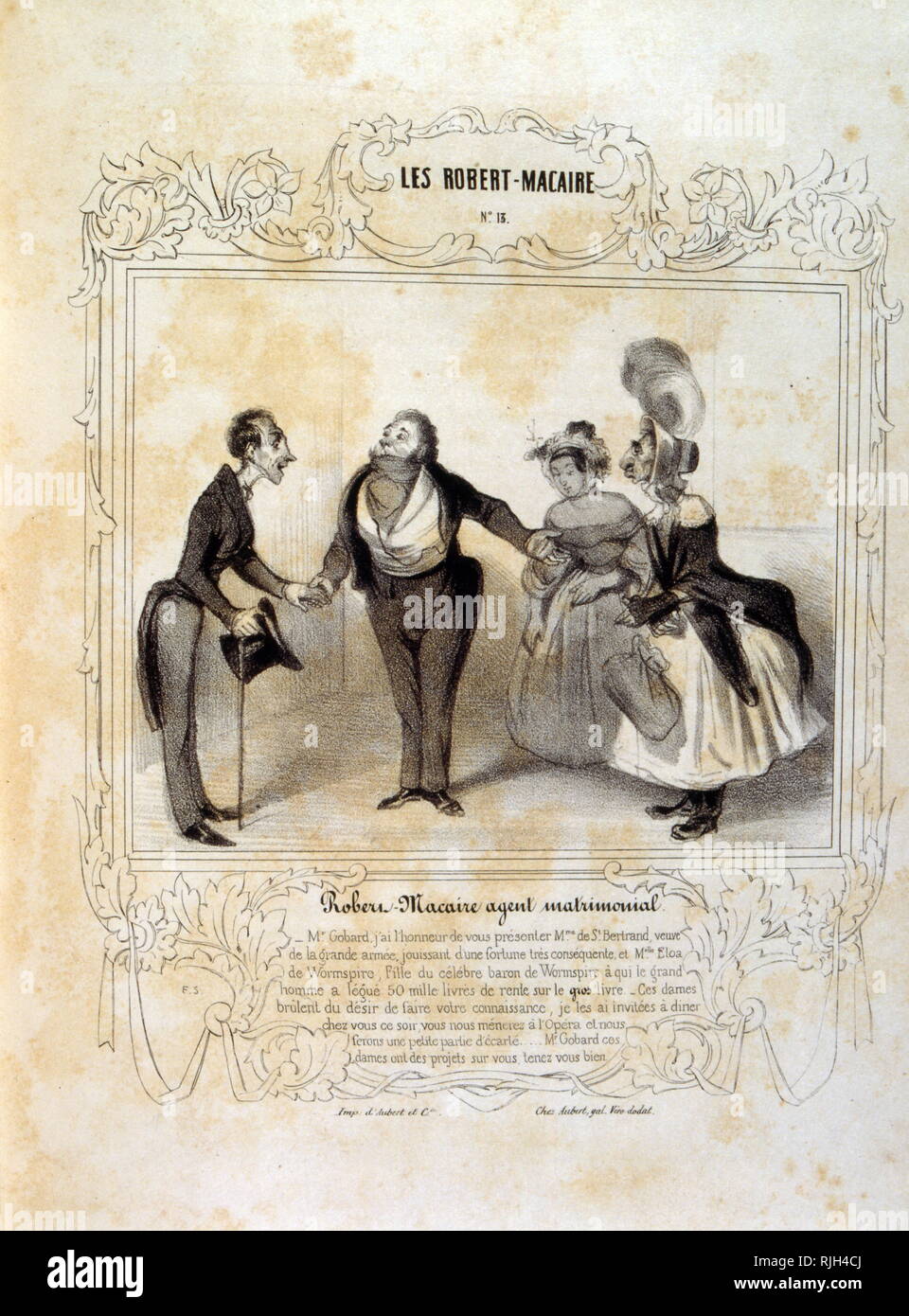 the series of Robert Macaire is highly significant. Composed and drawn ...