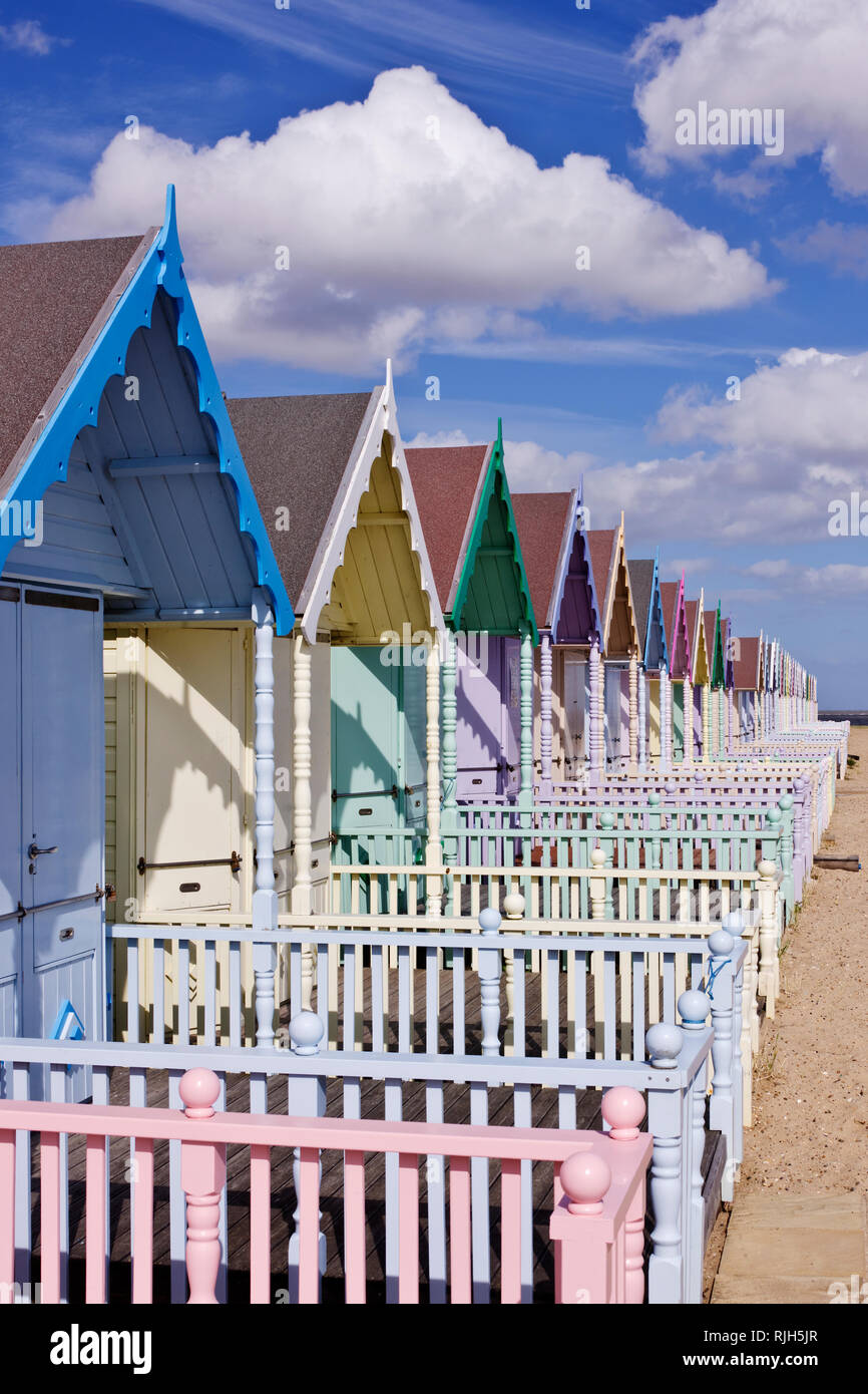 Row of Colorful Beach Homes Stock Photo - Alamy