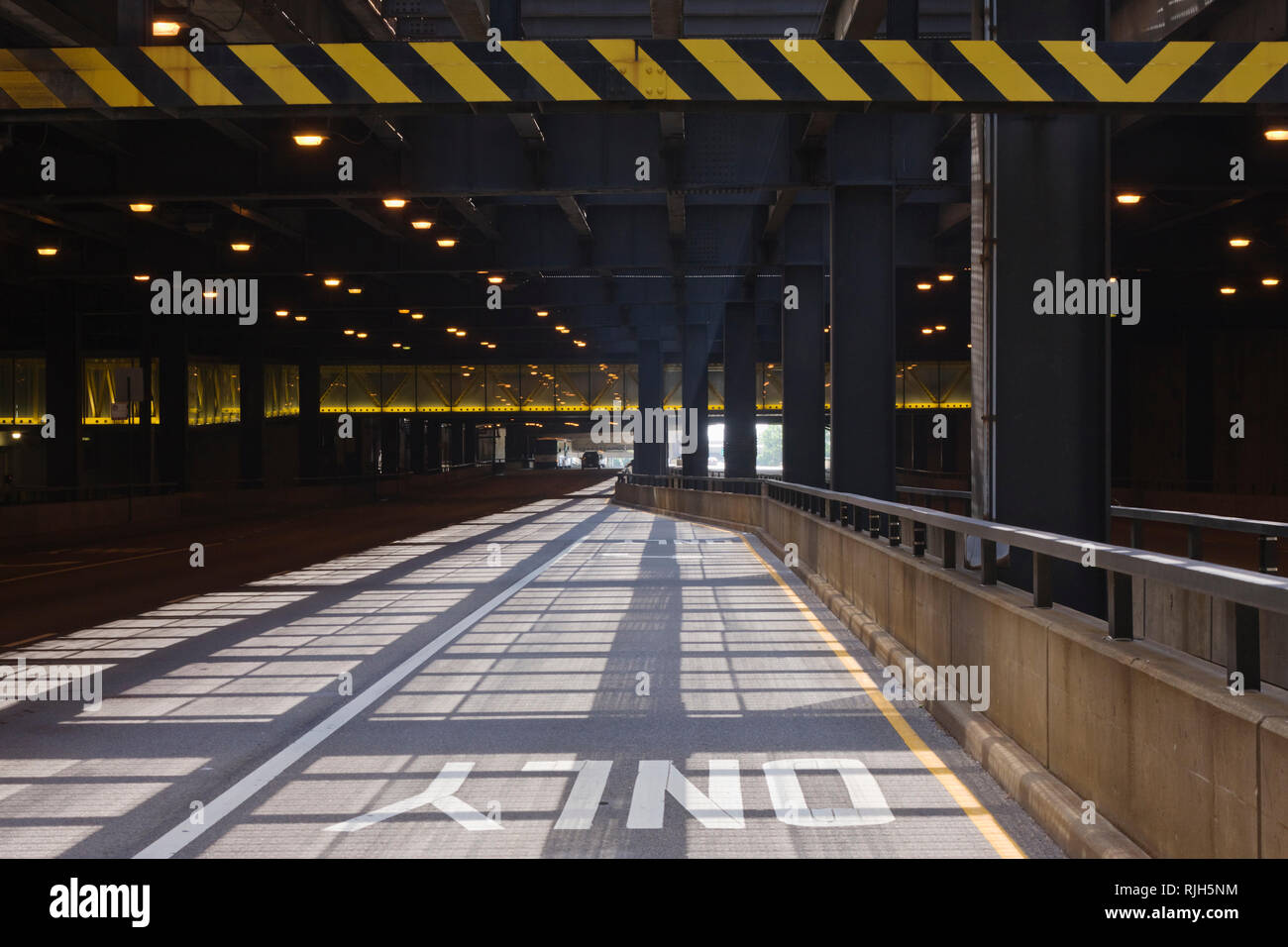 Exit only lane hi-res stock photography and images - Alamy