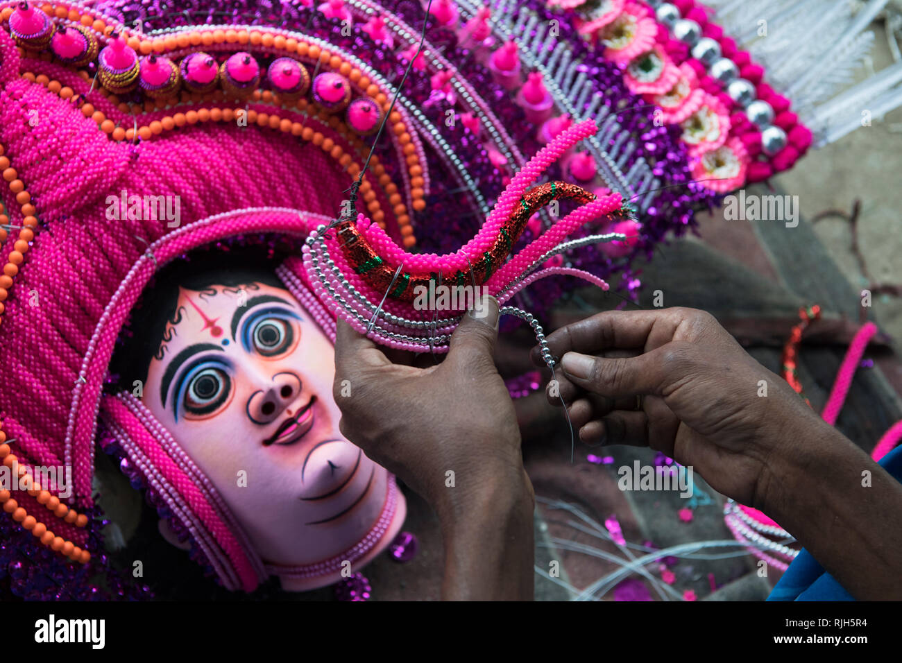 Chhau dance hi-res stock photography and images - Alamy