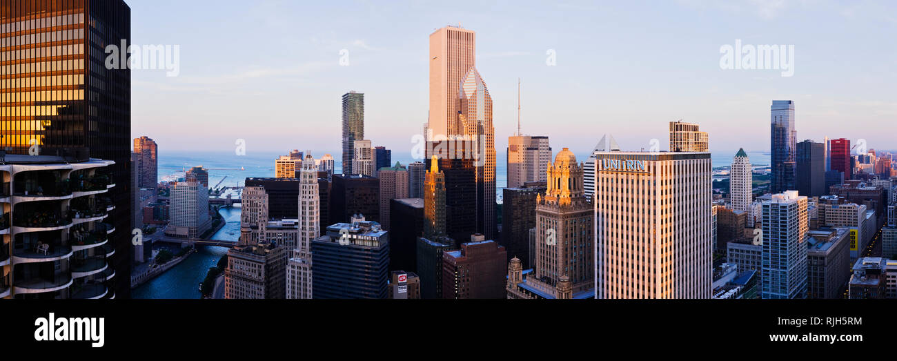 Chicago Cityscape Skyline Stock Photo - Alamy
