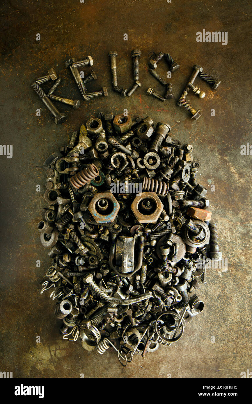 Inspiration for recycling metal hi-res stock photography and images - Alamy